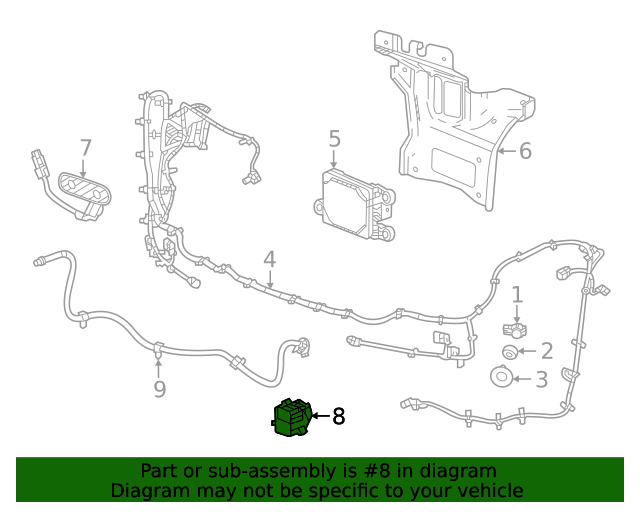 2021-2022 Cadillac Night Vision Camera 84834198 | GMPartsDirect.com