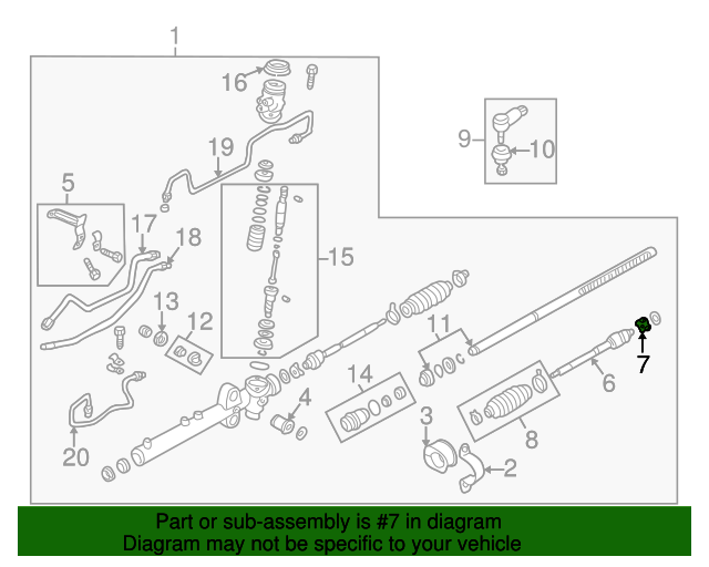 1999-2003 Mazda Inner Tie Rod Washer B25D-32-132 | RealMazdaParts.com