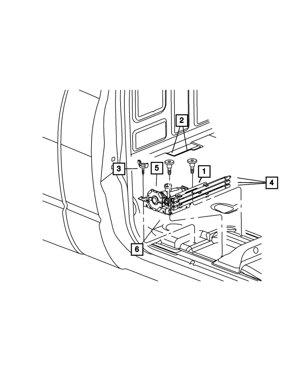 2002-2025 Mopar Jack Stowage Bracket And Locator 52110479ag | Retail ...