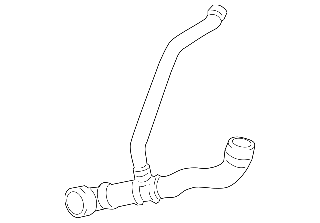 230-501-48-82 - Lower Hose 2005-2011 Mercedes-Benz SL 65 AMG ...