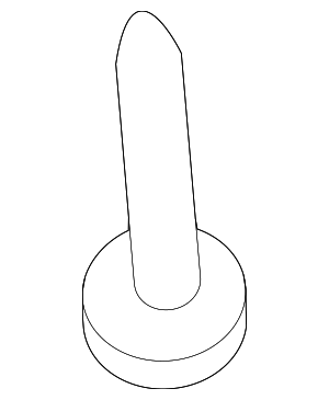 2000-2008 Toyota Trim Bezel Upper Clip 67869-20070 | Toyota Parts Center