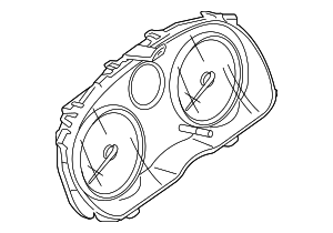 2011-2012 Nissan Sentra Cluster Assembly 24810-9AA2B | TascaParts.com