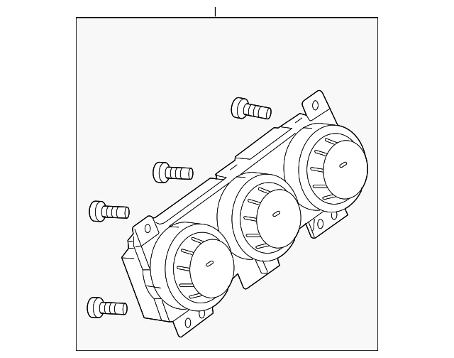 2010-2012 Nissan Sentra Dash Control Unit 27510-ZT50A | Melloy Nissan Parts