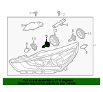 2015-2025 Hyundai High Beam Bulb 18647-65009-H | OEM Parts Online