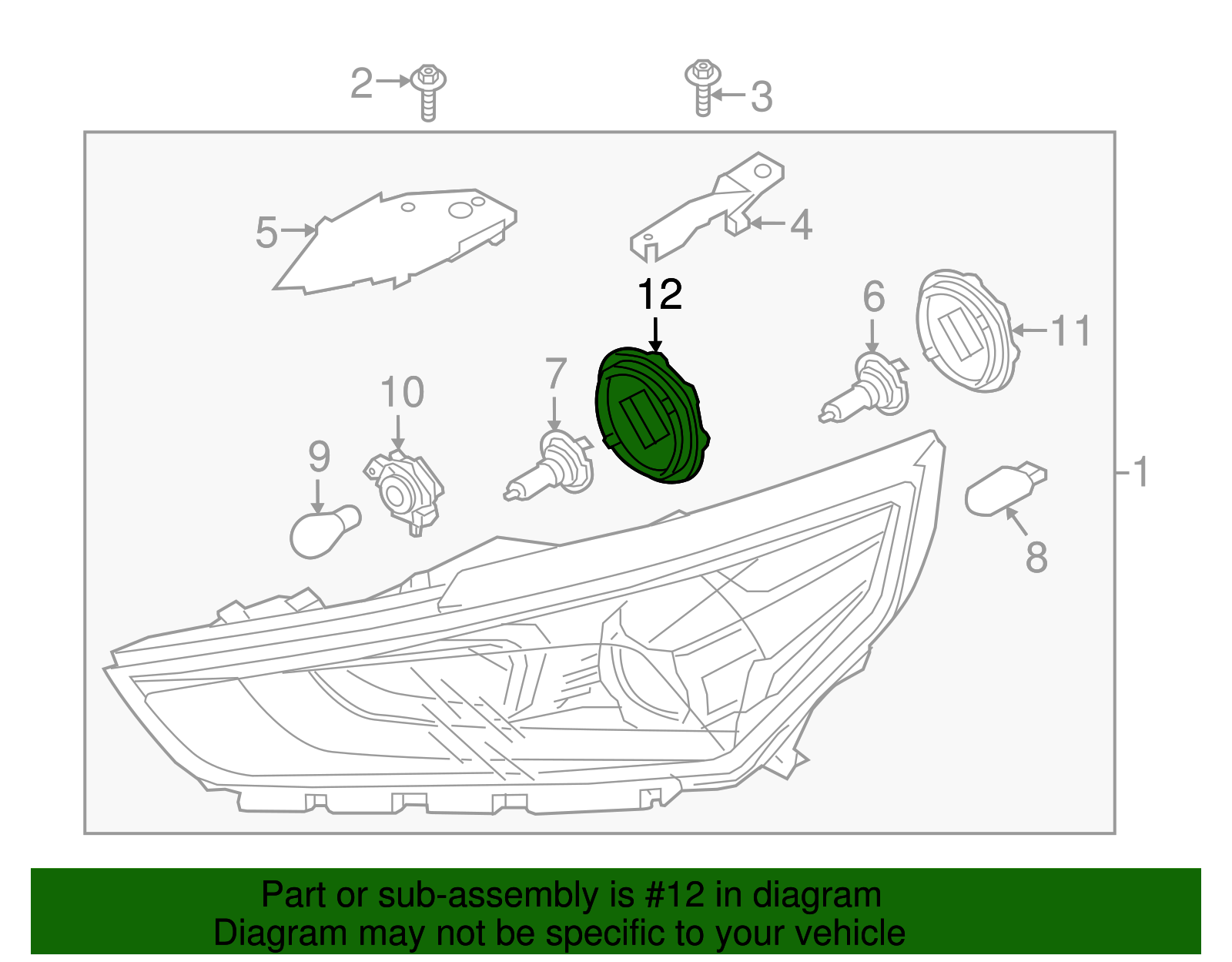 2016-2022 Hyundai High Beam Bulb Dust Cap 92140-D3000 | OEM Parts Online