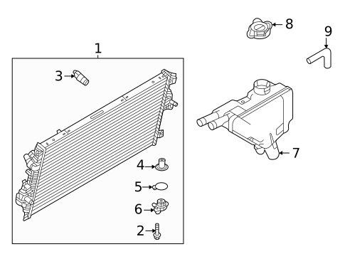 Radiator & Components for 2015 Ford F-350 Super Duty | TascaParts.com