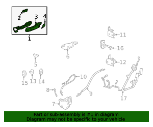 13548512 - Front Driver Side Door Outside Handle Kit 2020-2025 Cadillac ...