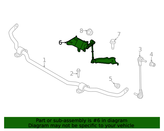 LK9Z-3C097-A - Height Sensor 2021-2024 Ford Mustang Mach-E | Ford Parts ...