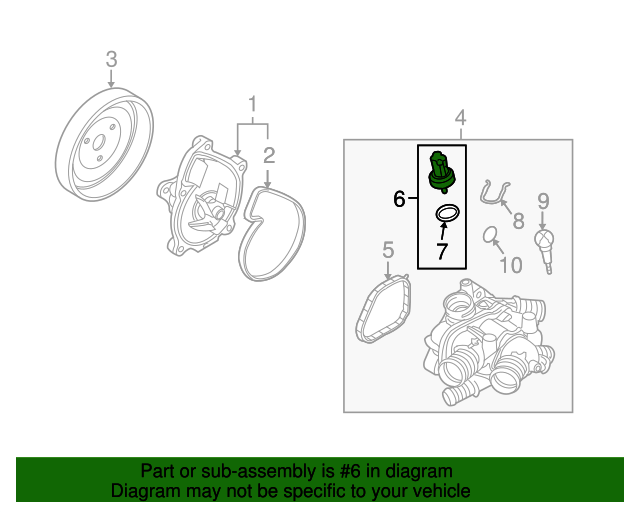13-62-1-486-698 - Engine Coolant Temperature Sensor 2002-2008 Mini ...