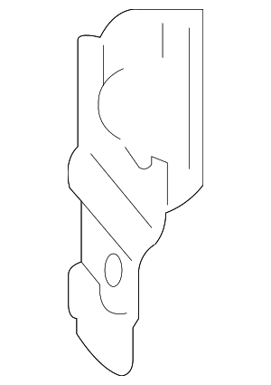 2013-2017 Lexus Side Bracket 53838-50030 | OEM Parts Online