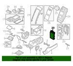 Audi OEM Armrest Cover Part# 4H4-863-269-6PS | OEM Vehicle Parts