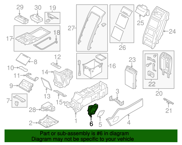 4H4-863-352 - Power Outlet 2011-2018 Audi | Audi OEM Parts