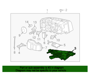 2008-2015 Land Rover LR2 Mount Plate LR001541 | JaguarParts.com