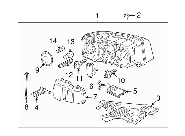 2008-2014 Land Rover LR2 Composite Assembly LR057307 | Express Land ...