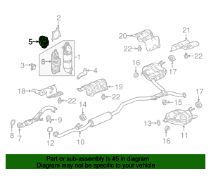 18120-6B2-A00 - 2018-2022 Honda Accord - Cover Turbocharger | Honda Car ...