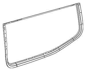 2022-2023 Jeep Quarter Glass 68496208ac | TascaParts.com