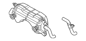2011-2015 Audi R8 Exhaust Muffler 420-251-051-GX | Audi USA Parts