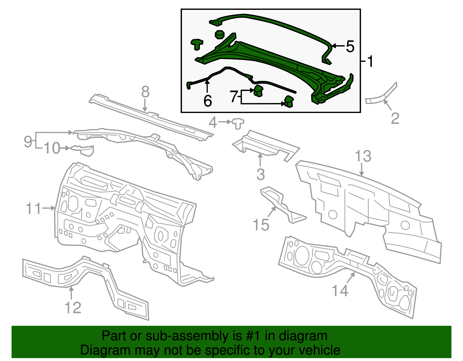 Buy Genuine GM Auto Parts - Panel (Part # 23332839) | GM Parts Store