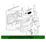 2007-2008 GM Door and Side Window Switch with Mirror Switch 15906883 ...