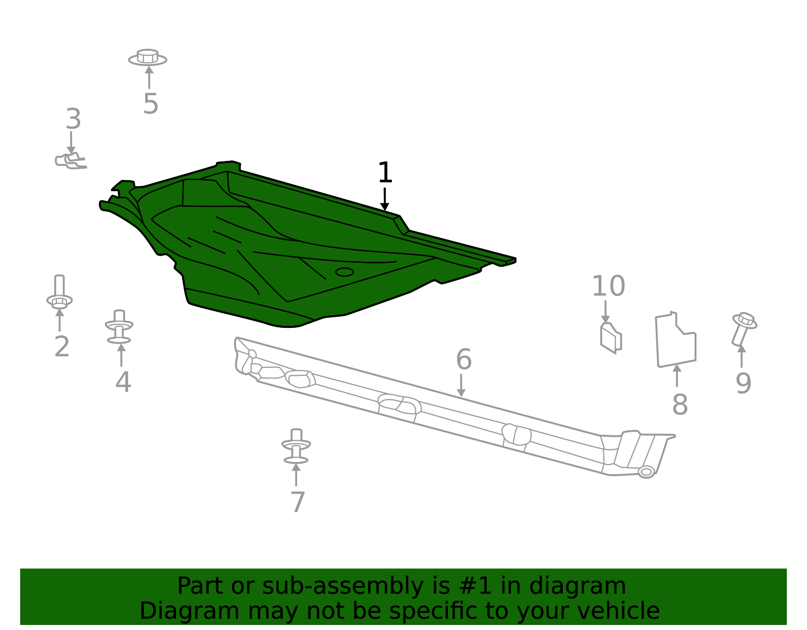 2021-2025 Lincoln Corsair Front Shield LX6Z-9911782-C | QuirkParts