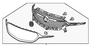 2020-2021 Buick Enclave Red Front Grille 84739854 GM | GMPartsDirect.com