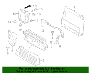 Genuine OEM Rear Deflector Retainer Screw Part# LR044338 Fits 2013-2022 ...