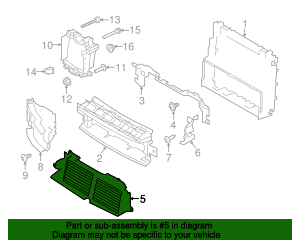 2014-2022 Land Rover Range Rover Sport Radiator Shutter Assembly ...