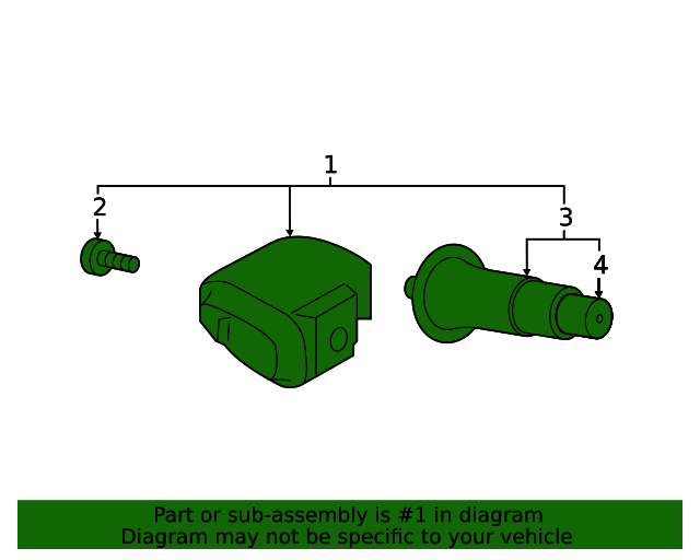 2018-2021 Subaru Valve TPMS Assembly 28103FL010 | TascaParts.com