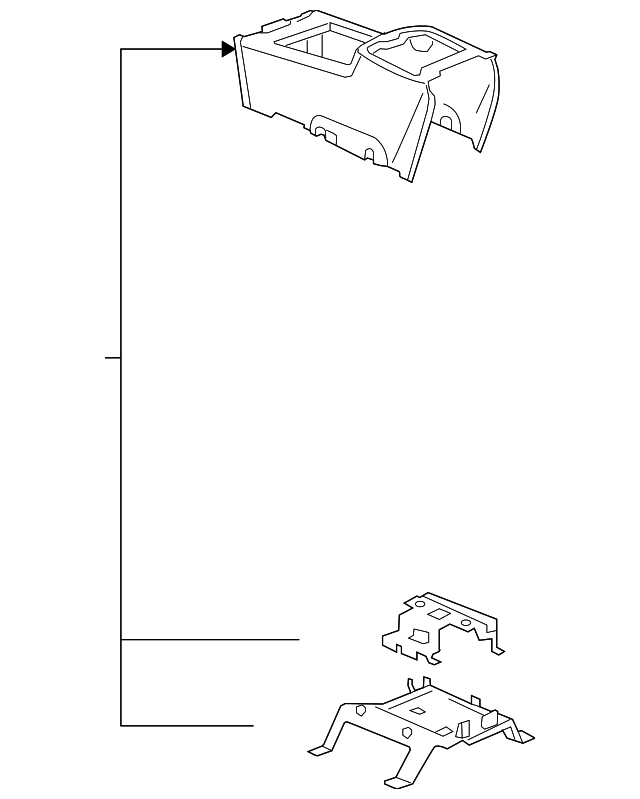 22889199 - OEM GM Console Assy | GMPartsCenter.net | GM Parts Center