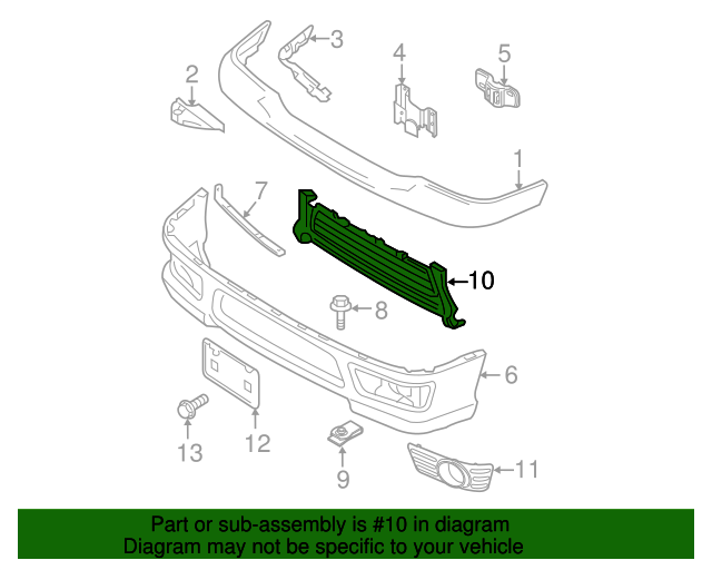 2005-2007 Ford Ranger Grille 5L5Z-8200-AA | TascaParts.com