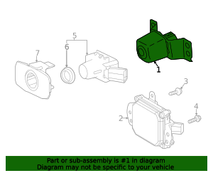 2023-2024 Toyota Highlander Front Camera 86790-0E560 | American Toyota ...