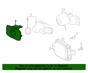 OEM 2019-2024 Toyota Parking Aid Sensor Housing (Front, Rear) Part ...