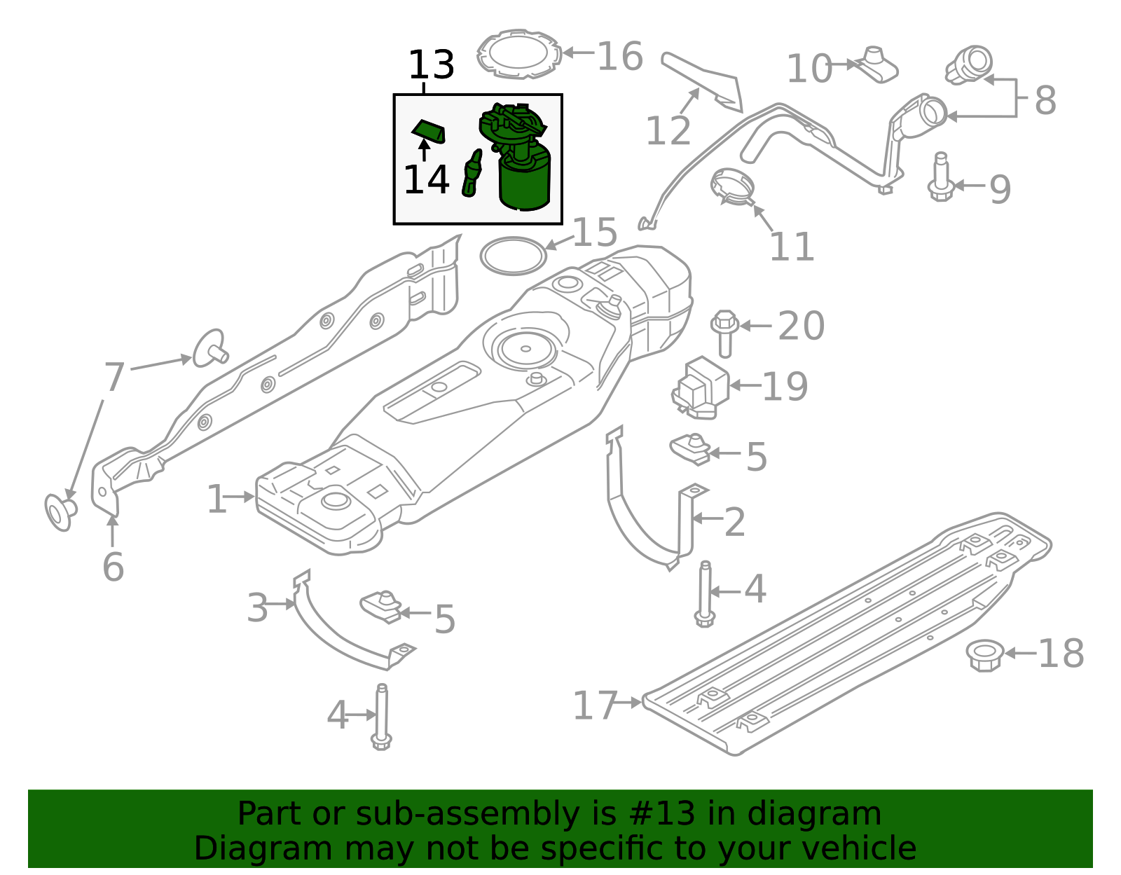 PL3Z-9H307-AA - 2021-2024 Ford F-150 - Fuel Pump | My Ford Parts