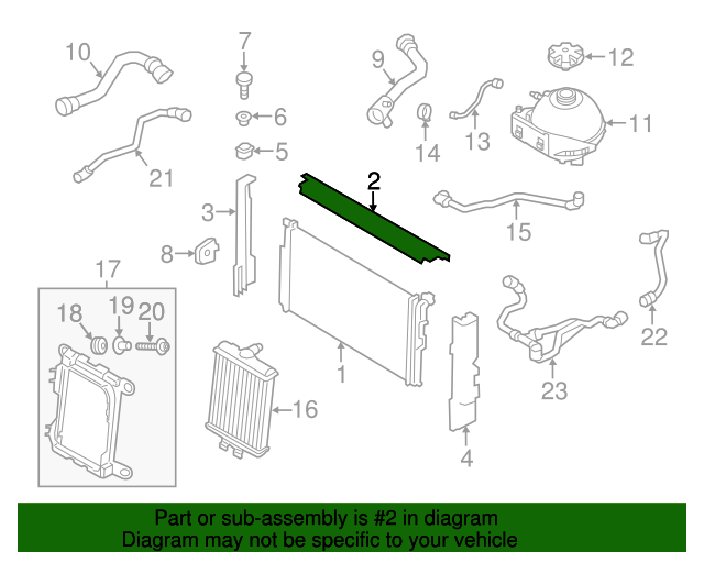 17-11-7-600-543 - Upper Seal 2012-2021 BMW | Braman BMW & MINI Parts