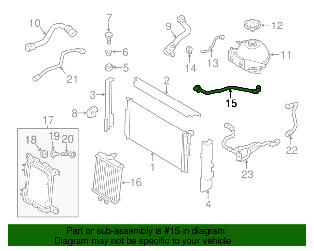 Genuine BMW 17-12-7-624-676 | Reservoir Hose | FREE Shipping on Most ...