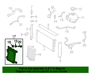 17-21-9-452-275 - Mount Frame - 2012-2020 BMW | BMW Parts Exchange