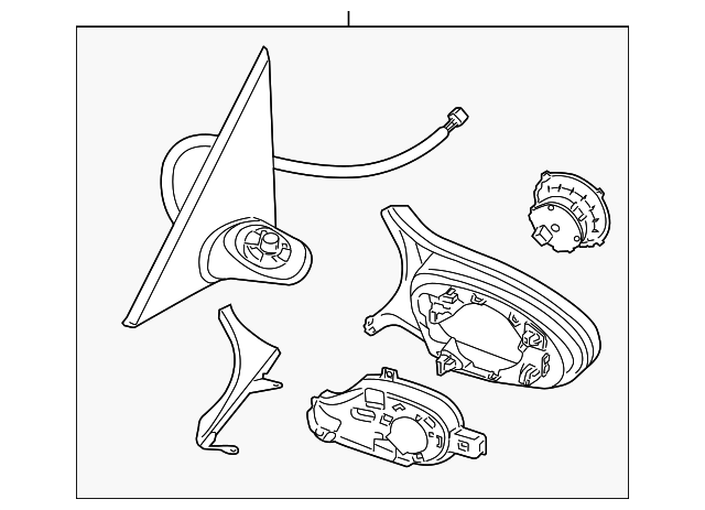 Genuine BMW 51-16-8-052-648 | Mirror Assembly | FREE Shipping on Most ...