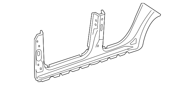 253-637-21-01 - Outer Rocker Panel 2016-2022 Mercedes-Benz | Mercedes ...