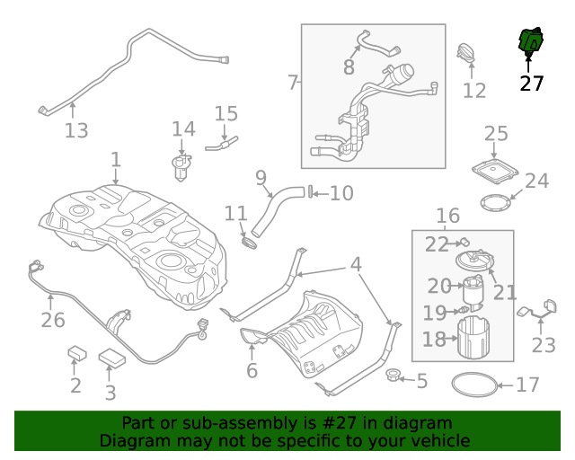 2021-2023 Genesis Controller Fuel Pump 33041-T1000 | OEM Parts Online
