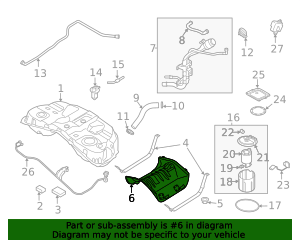 2021-2023 Genesis Protector Fuel Tank 31220-T1000 | OEM Parts Online