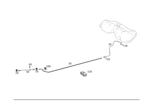 Fuel Lines, Gasoline Vehicle for 2014 Mercedes-Benz C250 | Mercedes ...