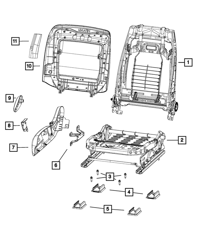 68103691AA - Airbag Chute 2011-2023 Mopar | AutoNationParts.com