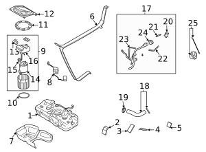 2020-2023 Hyundai Sonata Fuel Pump Assembly 31120-L5500 | HyundaiParts ...