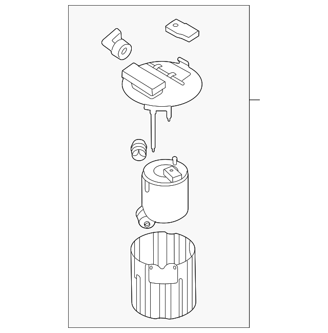 2020-2023 Hyundai Sonata Fuel Pump Assembly 31120-L5500 | HyundaiParts ...