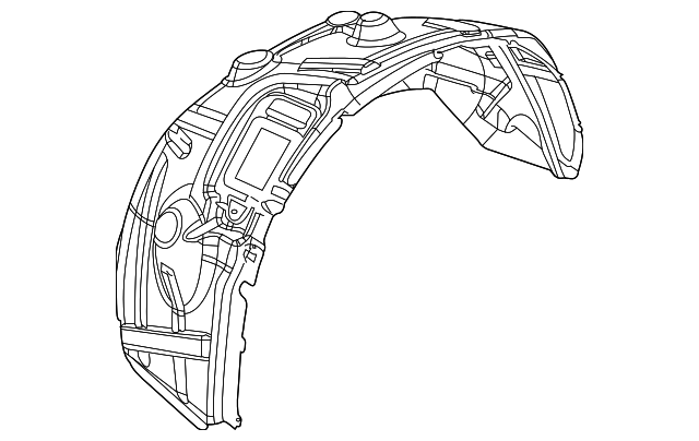 2015-2018 Ram Fender Liner - Passenger Side (RH) 68148310AD ...