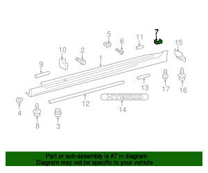 2013-2023 Lexus Rocker Molding End Cover 75863-30907 | OEM Parts Online