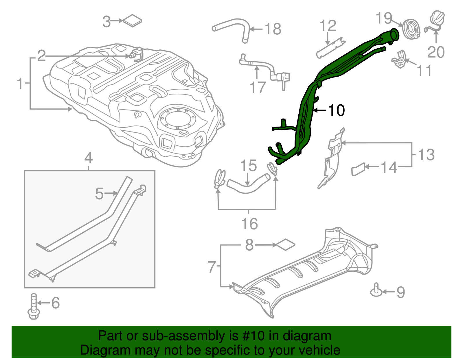 2014-2018 Mazda 3 Filler Neck BJS7-42-280C | Mazda Parts Advantage