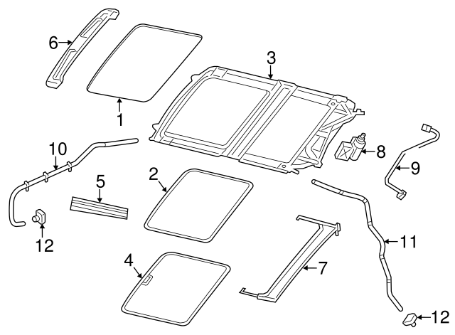 1TA47DX9AA - Sunroof Cover - 2011-2021 Mopar | Mopar Parts Canada
