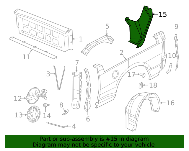 2019-2023 Ram 2500 Shield 68400488ab | TascaParts.com