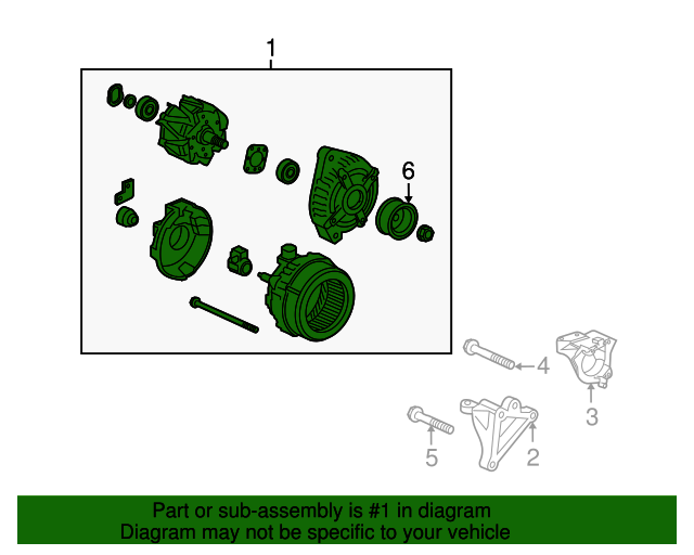 31100-R40-A01 - Alternator 2009-2014 Acura TSX | AutoNation Parts